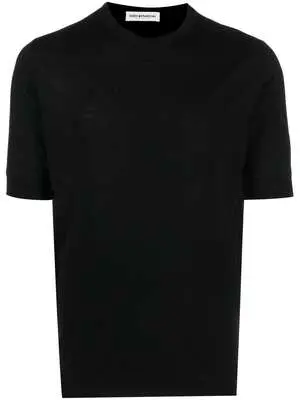GOES BOTANICAL Merino Wool Crew-neck T-shirt - Black