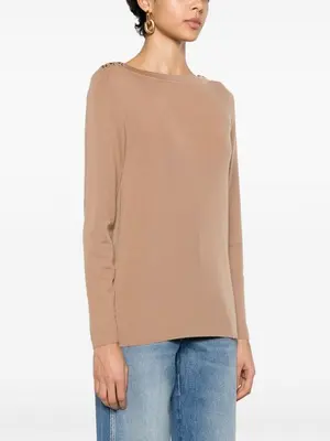 Gucci Shoulder-button Cashmere Jumper