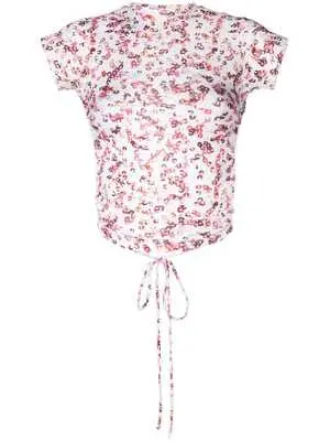 MARANT ETOILE Juvia Open-back T-shirt