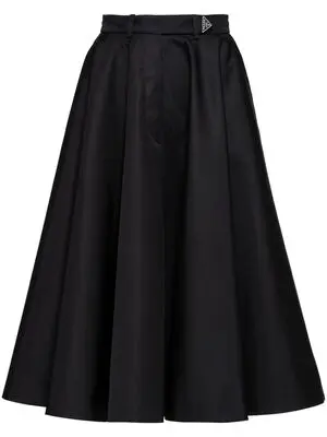 Prada Pleated Midi Skirt