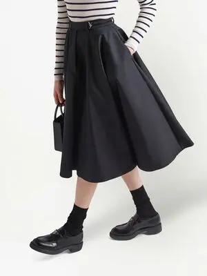 Prada Pleated Midi Skirt