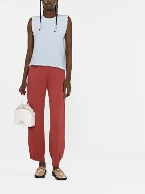 BARRIE Fringe-trim Top - Blue