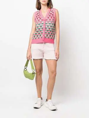 BARRIE Fine-knit Shorts - Pink