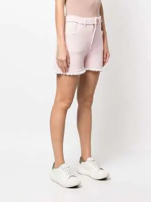 BARRIE Fine-knit Shorts - Pink