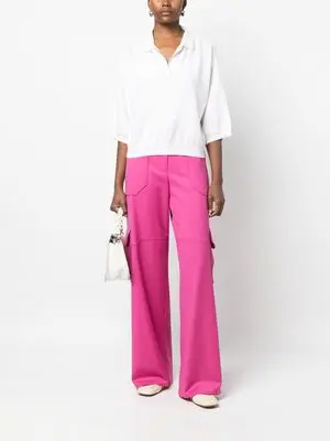 Fabiana Filippi Wide-leg Cargo Trousers
