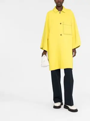 Fabiana Filippi Kimono Sleeves Pocket Coat
