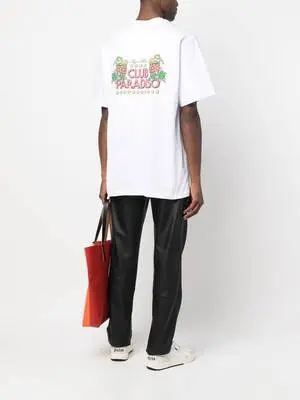 MSGM Graphic-print Short-sleeve T-shirt