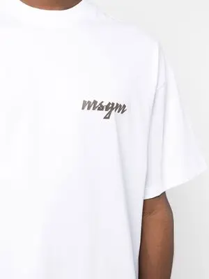 MSGM Logo-print T-shirt