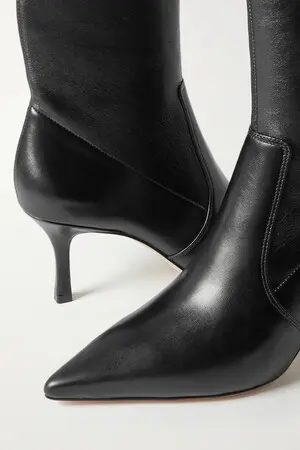 PORTE & PAIRE The Stretch Leather Sock Boots