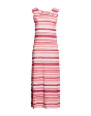 PEPITA Multicolor Pattern Midi Dress - Red