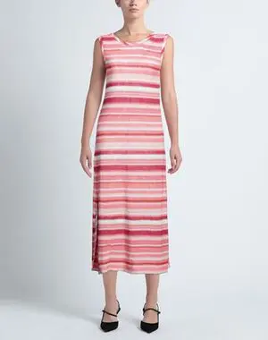 PEPITA Multicolor Pattern Midi Dress - Red