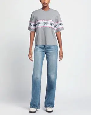 CHIARA FERRAGNI Printed T-shirt - Grey