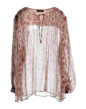 MES DEMOISELLES Floral Print Top - Beige