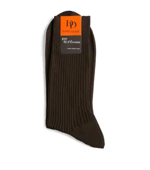 DORE DORE Cotton Socks - Brown