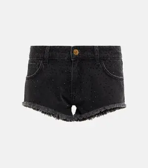 Blumarine Low-rise Denim Shorts