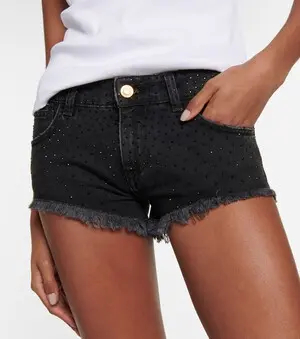 Blumarine Low-rise Denim Shorts