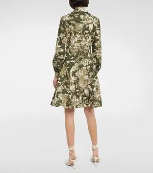 Erdem Apolonia Floral Cotton Shirt Dress