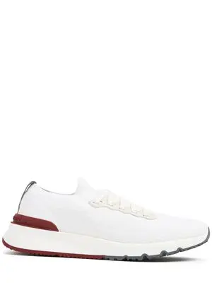 Brunello Cucinelli BRUNELLO CUCINELLI Cotton Low Top Sneakers - White