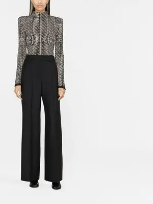 Givenchy Wide-leg Tailored Trousers - Black