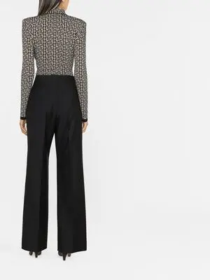 Givenchy Wide-leg Tailored Trousers - Black