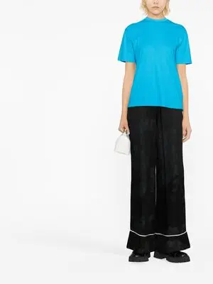 Off-White Diag-stripe Short-sleeved T-shirt - Blue