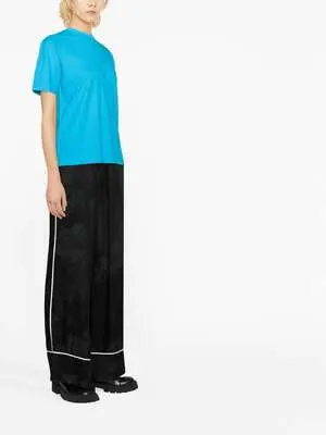 Off-White Diag-stripe Short-sleeved T-shirt - Blue