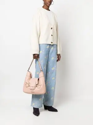 Moschino Heart-shaped Clasp Shoulder Bag