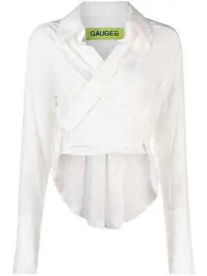 Gauge81 Sabinas Silk Wraparound Shirt