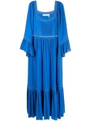 See By Chloé Square-neck Midi Dress