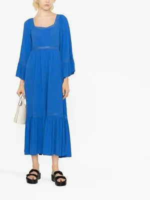 See By Chloé Square-neck Midi Dress