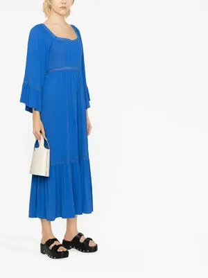 See By Chloé Square-neck Midi Dress