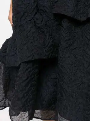 Cecilie Bahnsen Textured Tiered Midi Skirt