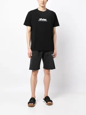 Off-White Logo-embroidered T-shirt