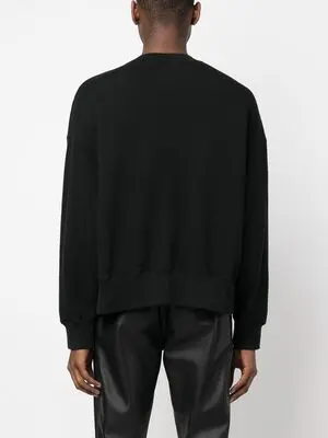 Palm Angels Graphic Print Sweatshirt - Black