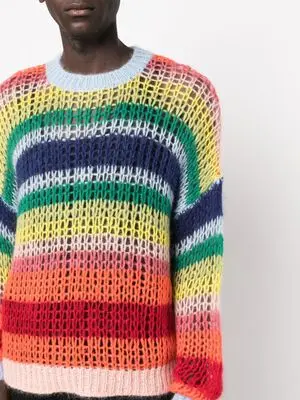 Dsquared2 Striped Crew-neck Jumper