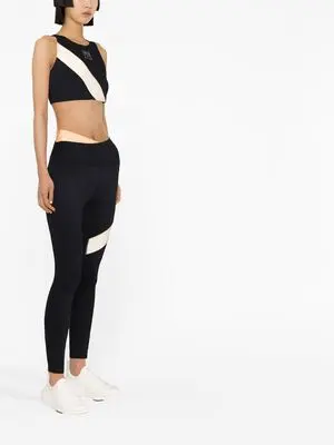 P.E Nation Panelled Logo-print Sports Bra