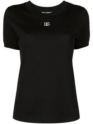 Dolce & Gabbana Crystal-embellished T-shirt - Black