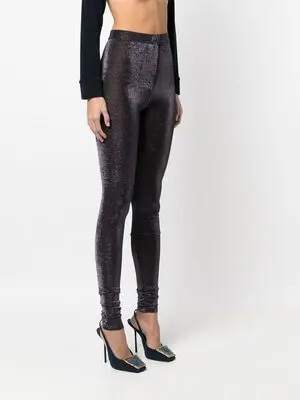 Zeynep Arçay Luminous-finish Super-skinny Trousers