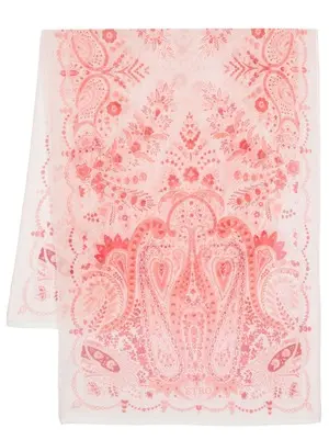 Etro Paisley-print Silk Scarf
