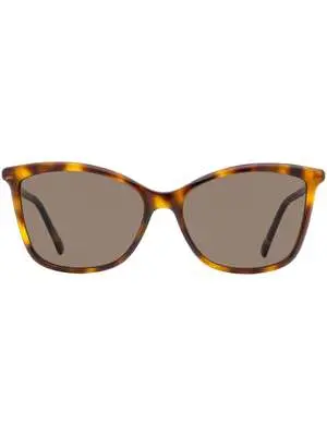JIMMY CHOO Tortoiseshell-frame Sunglasses - Brown