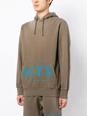1017 Alyx 9sm Logo-print Pullover Hoodie