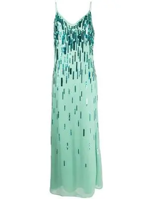 Amen Sequin-embellished Gown