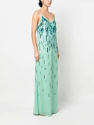 Amen Sequin-embellished Gown