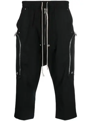 Rick Owens Cropped Drawstring Trousers