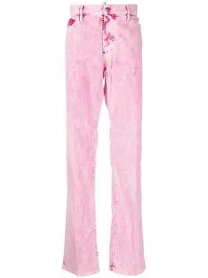 Dsquared2 Tie-dye Corduroy Trousers