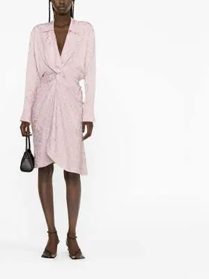 Zadig&Voltaire Rozo Silk Leopard Print Dress