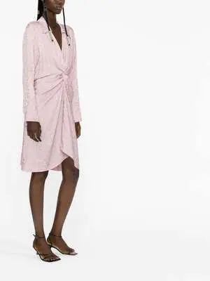Zadig&Voltaire Rozo Silk Leopard Print Dress