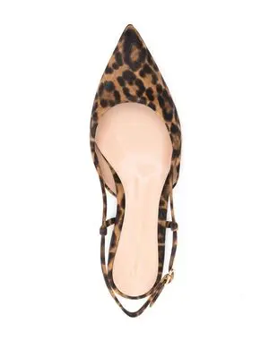 GIANVITO ROSSI Leopard-print Pumps