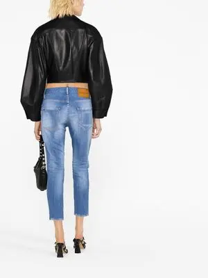 Dsquared2 Jennifer Low-rise Cropped Jeans