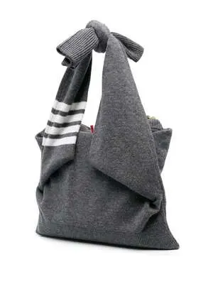 Thom Browne 4-bar Stripe Crossbody Bag